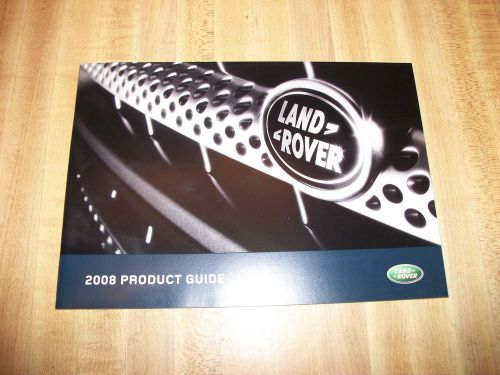 Buy RARE 2008 LAND ROVER PRODUCT LINE BROCHURE in Oklahoma City ...