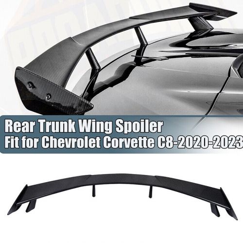 Buy Rear High Wing Spoiler For 2020 2021 2022-23 Corvette C8 Models ...
