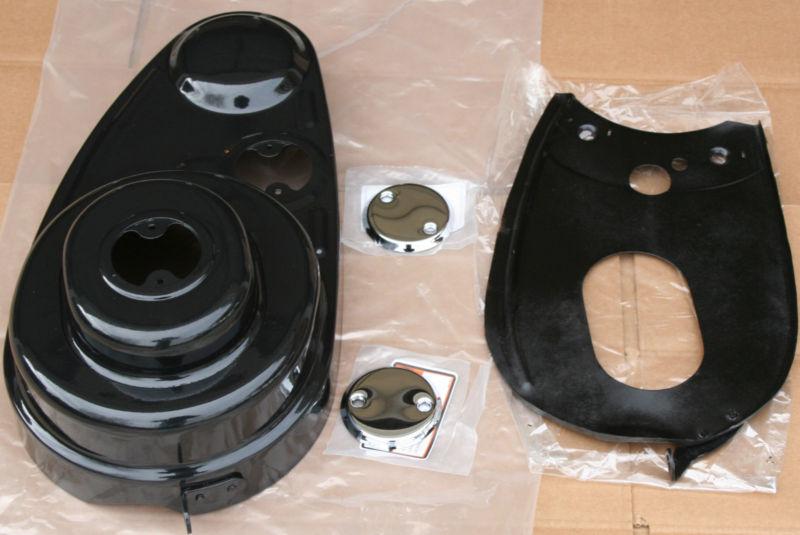 Buy Primary Inner And Outer Cover Black Harley 45" flathead wl wla g ...