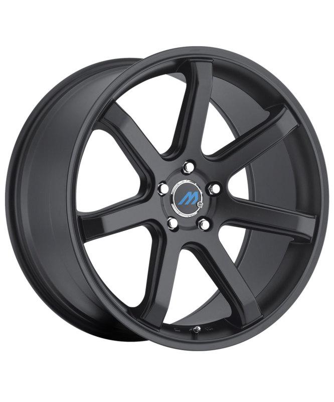 Buy 17 inch Mach 7 Black Rims Custom 17x7.5 Tuner Honda Dodge BMW ...