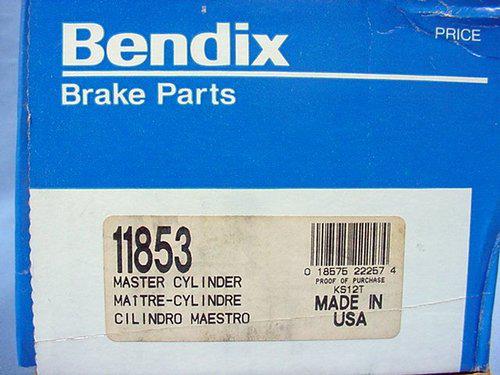 Buy New Bendix 11853 Brake Master Cylinder 78 79 80 81 82 Omni TC3 ...