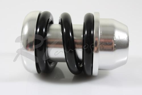 Purchase UNIVERSAL EURO BLACK/SILVER SPRING LOADED SHOCKS LOOK MANUAL ...