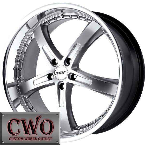 Find 17 Silver TSW Willow Wheels Rims 5x100 5 Lug WRX Impreza Subaru XD ...