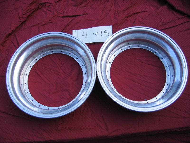 Purchase Vintage Compomotive modular rim halves with center sections 15 ...