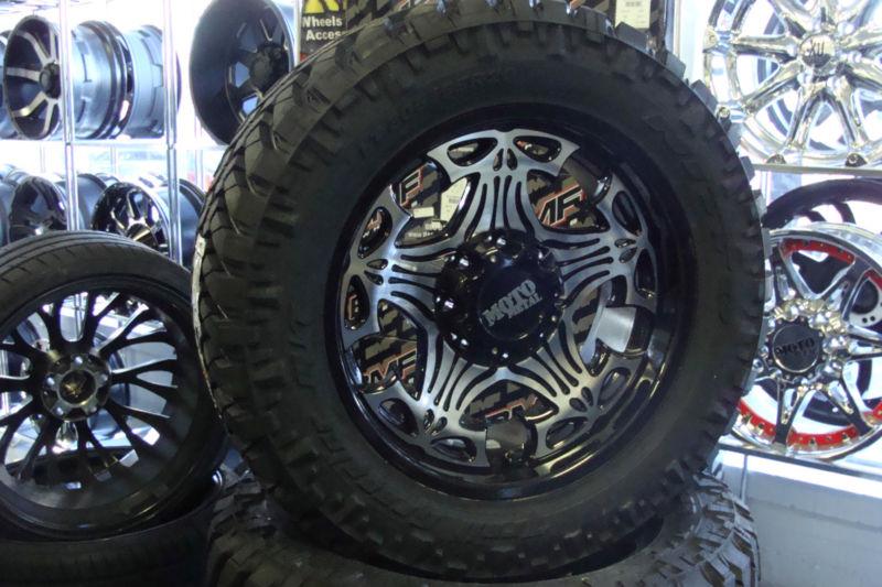 Purchase 20" Moto Metal 909 Skull wheels 305/55-20 33" Nitto Trail ...