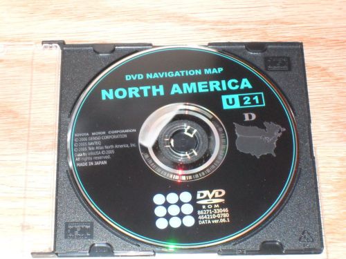 Purchase TOYOTA LEXUS NAVIGATION CD DVD DISC U21D NAVAGATION DISK OEM ...