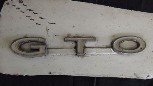 Purchase 1964 1965 1966 1967 Pontiac GTO Emblem in Findlay, Ohio ...