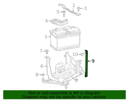 Purchase Genuine GM Battery Tray Front Brace 84554269 in , for US $122.52