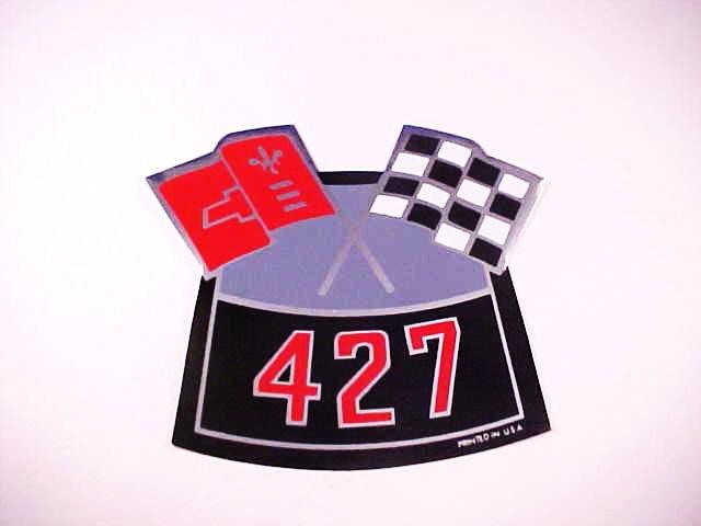 Purchase 427 CHEVROLET Cross Flags Decal CHEVY CAMARO CHEVELLE in ...