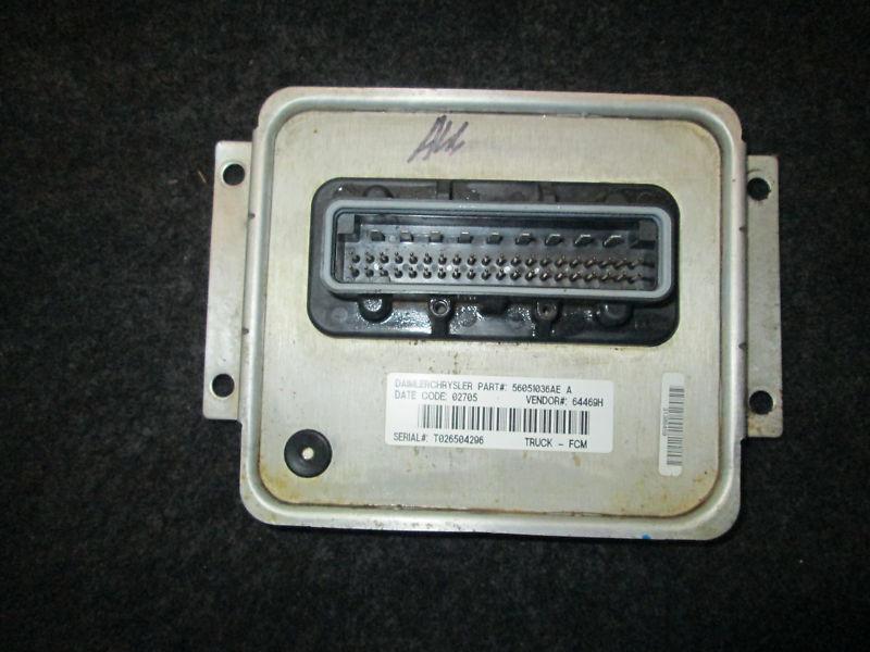 Purchase 02-05 Dodge Ram Pickup front control module FCM Lighting ...