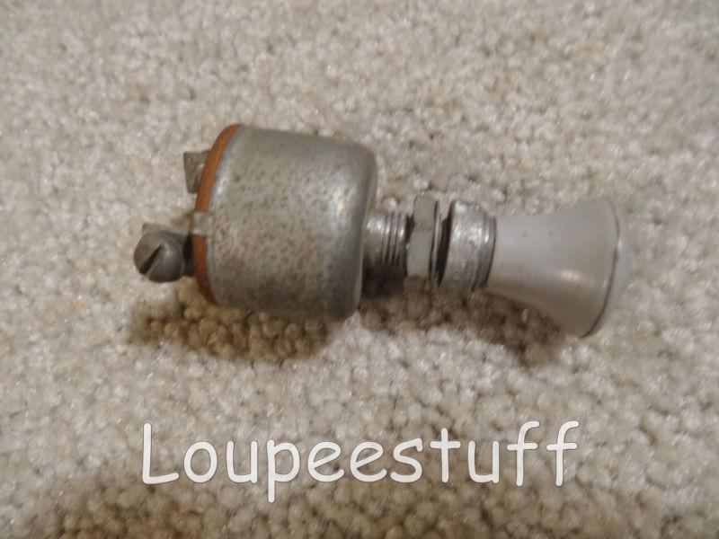 Purchase VINTAGE PUSH PULL SWITCH KNOB 2 TERM FOG HEAT LIGHT RAT ROD ...