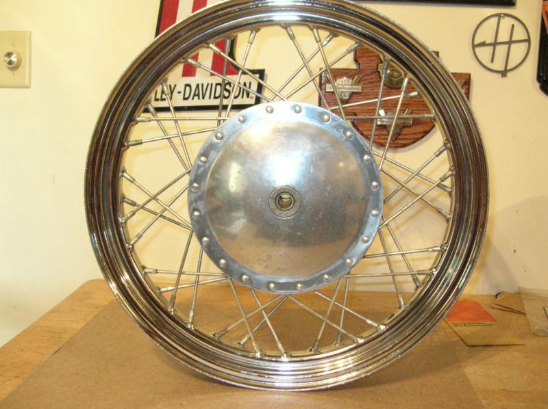 Buy Harley FX Super Glide Wheel 19" Front 1971-72 Boat Tail Original ...