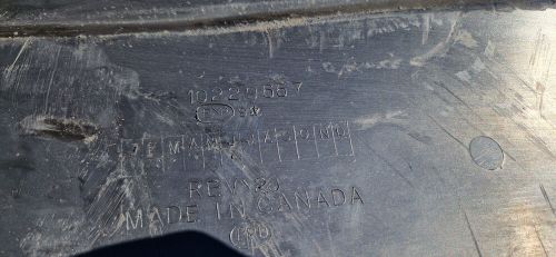 Buy 1993-02 Camaro Firebird Under Radiator Cooling Air Dam Deflector GM ...