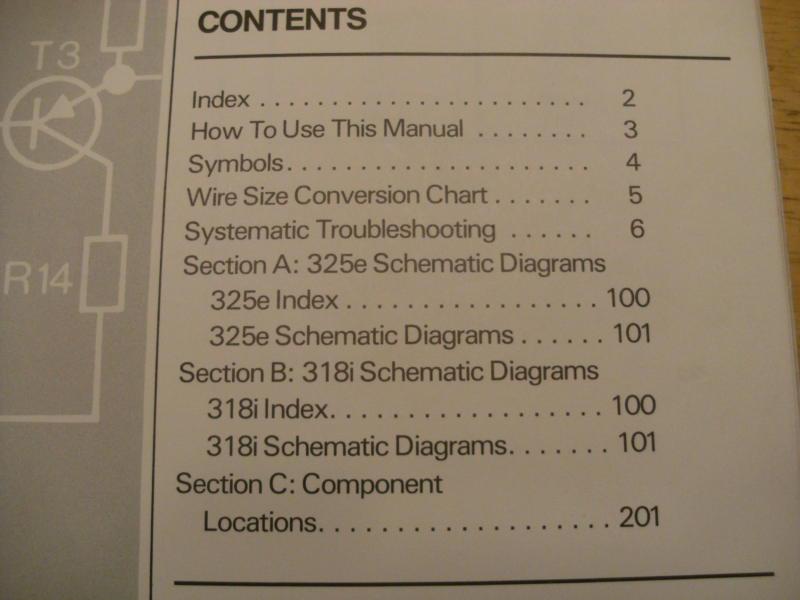 Buy Factory 1985 BMW 325e 318i Electrical Troubleshooting Manual & Wire Diagrams !@ in Salem ...
