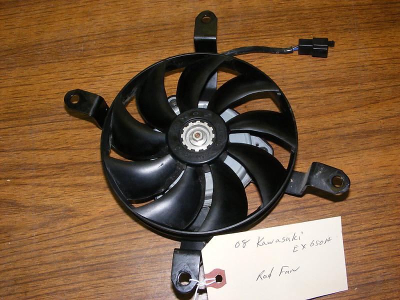 Buy 08 KAWASAKI EX650A NINJA RADIATOR FAN in Akron, Ohio, US, for US $29.00