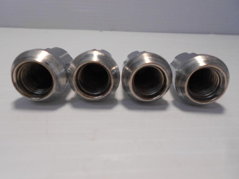 Buy McGard 25354 Chrome/Black Tuner Style Cone Seat Wheel Locks ...