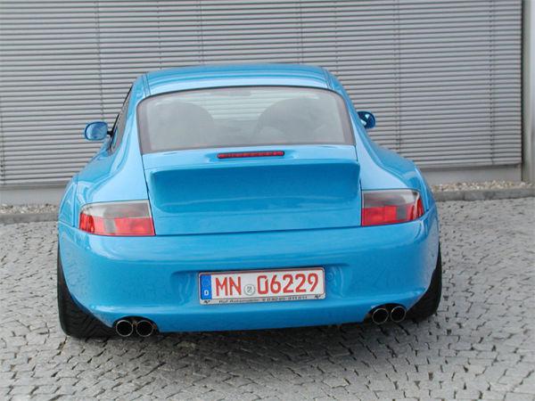 Buy PORSCHE 911-996 TURBO ORIGINAL GENUINE FIBER GLASS RUF REAR BUMPER ...