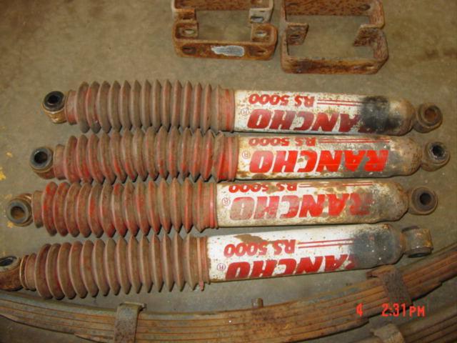 Find 2.5" lift kit Jeep CJ5 1955-1968 CJ-6 5 CJ6 leaf springs shocks ...