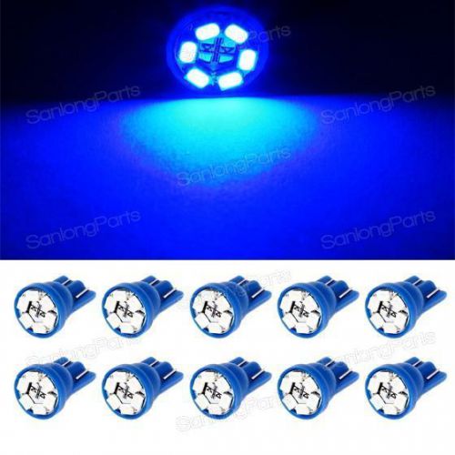 Find 10x Blue 6-SMD LED T10 194 Instrument panel Lights Dashboard Lamps ...