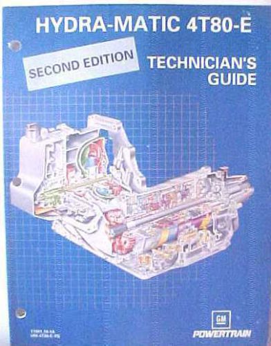 Find Hydra-Matic 4T80-E Technician's Guide Cadillac Aurora in New ...