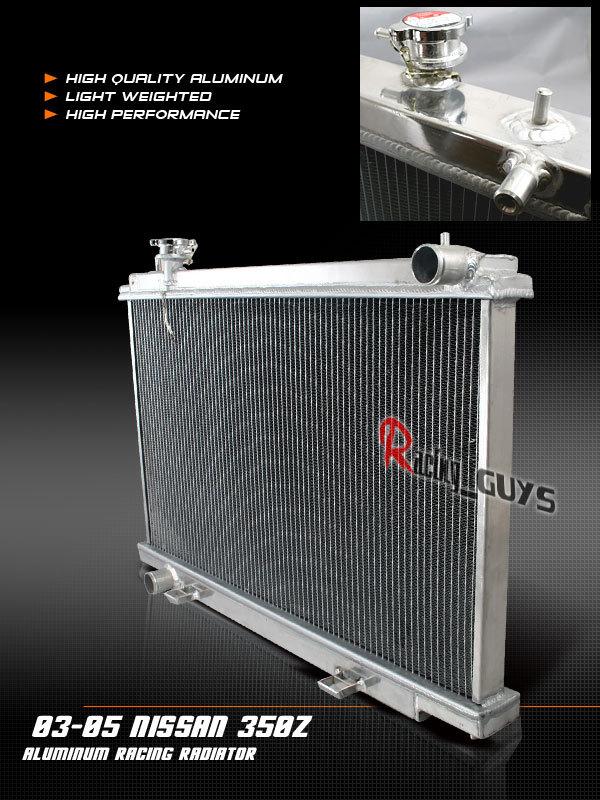 Find 2003-2006 NISSAN 350Z ALUMINUM RACING RADIATOR Z33 FAIRLADY JDM ...