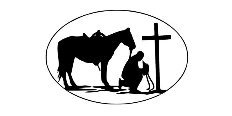 Find Christian Cowboy Decal - 7.18"w x 5.0"h in Kaufman, Texas, US, for ...