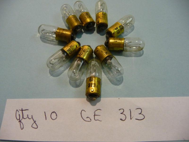 Sell 313 General Electric Miniature Bayonet Light Bulb (10 Bulbs) NOS ...