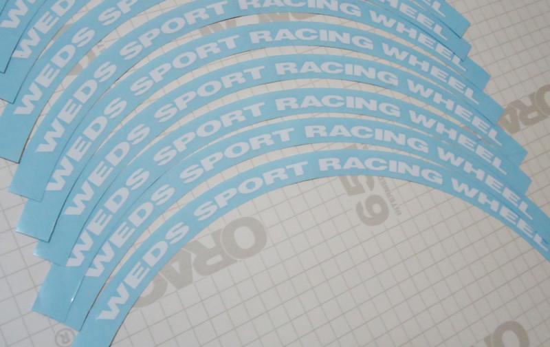 Sell 10 pieces WedsSport SA90 Wheel Replacement Decal Sticker in Ipoh ...