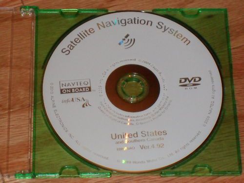 Sell ACURA HONDA NAVIGATION DVD DISC CD 4.92 WHITE DISK MAP GPS ...