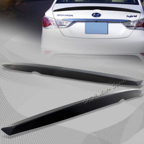Sell For 2011-2014 Hyundai Sonata Matt Black ABS Rear Trunk Duck Lid ...