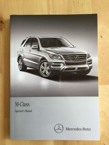 Sell New Mercedes English Owner's Manual ML350 BT, ML550 & ML63 AMG 4 ...