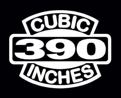 Purchase 2 V8 360 CUBIC INCHES ENGINE DECAL SET 360 CI EMBLEM STICKERS ...
