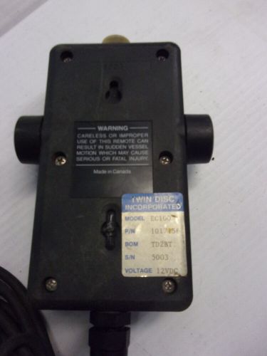 Sell Twin Disc marine Power Commander Wired Remote Control EC100 ...