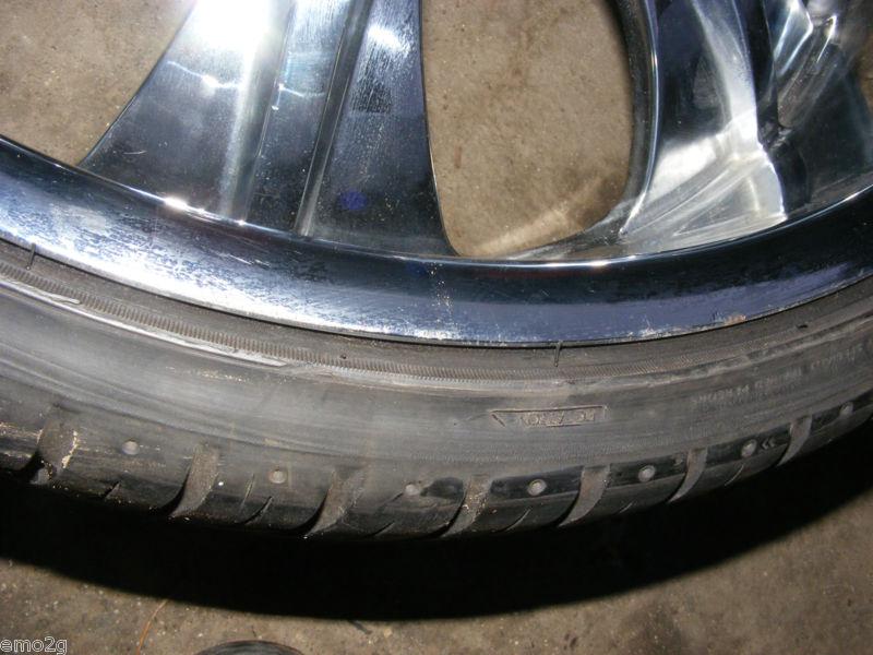 Sell 24" INCH 5 Lug UNIV Chrome 24x10 VELOCITY 725S Wheels Tires RIMS ...
