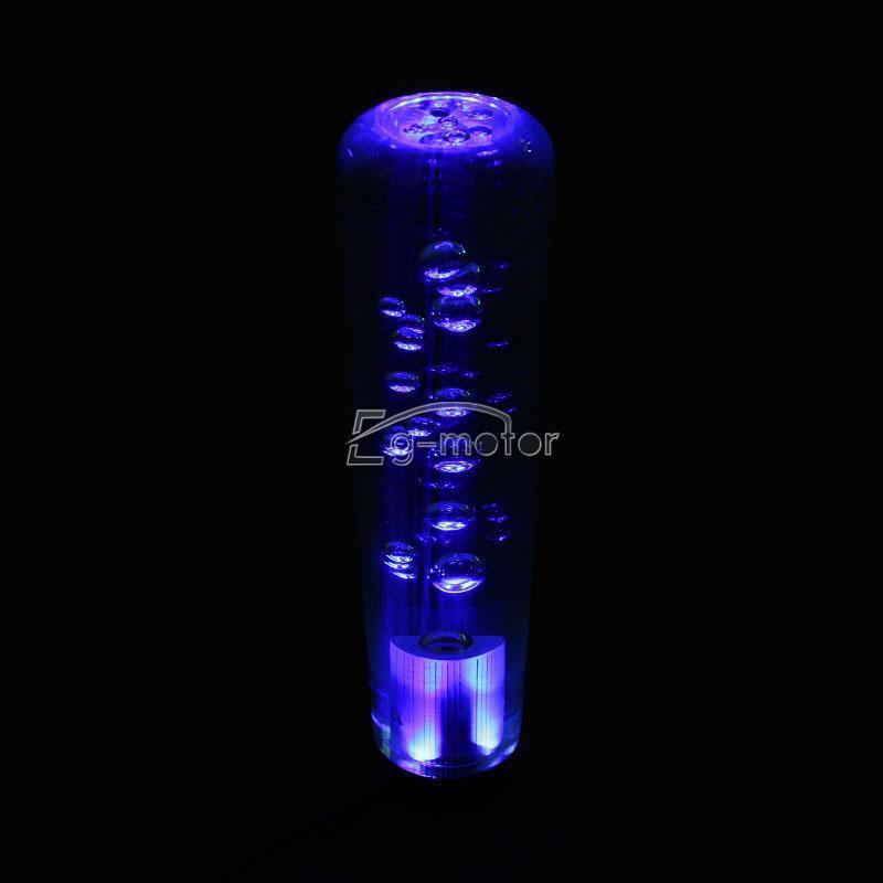 Sell Blue Universal Car Manual Crystal Bubble LED Light Gear Stick ...