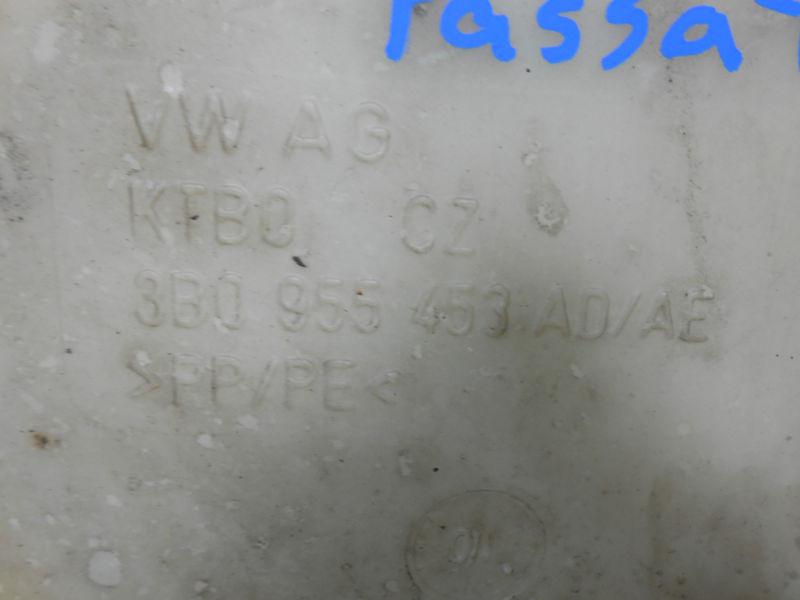 Sell 01-05 B5.5 Vokswagen Passat Windshield Wiper Fluid Reservoir 3B0 ...