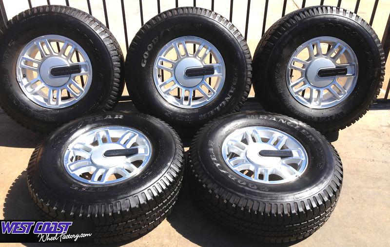 Sell 16" OE Factory 16x7.5 HUMMER H3 6x5.5 Wheels RIMS Goodyear ...