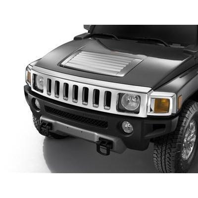 Sell 2006-2009 HUMMER H3 Hood Louver Chrome 19212335 GENUINE OEM GM NEW ...