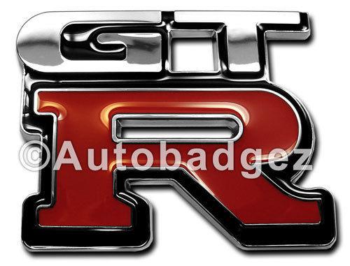 Sell 1 - NEW Chrome Nissan SKYLINE R33 R34 GTR GT-R badges emblems logo ...