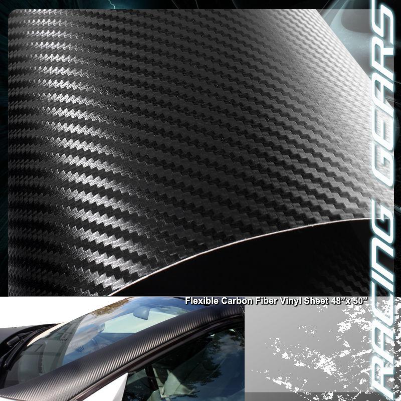Purchase 48"x50" Flexible Carbon Fiber Textured Style Vinyl Film Wrap ...