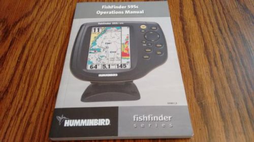 Purchase BRAND NEW HUMMINBIRD 595 OPERATORS MANUAL BOOK in Sunny ...