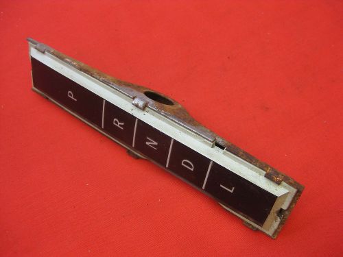 Purchase 1964 Chevy Impala Super Sport auto console shift indicator ...