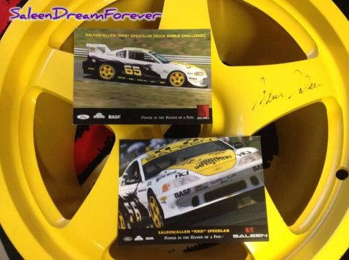 Purchase 1996 & 1998 SALEEN ALLEN RRR SPEEDLAB SR RACE MUSTANG BROCHURE ...