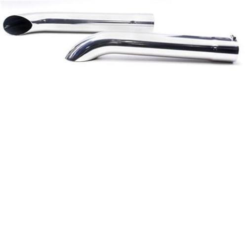 Purchase New Chrome Slip-Over Header Extensions/Kickouts 3.5x20" in ...