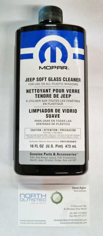 Purchase MOPAR JEEP SOFT TOP WINDOW GLASS CLEANER WRANGLER RUBICON X ...