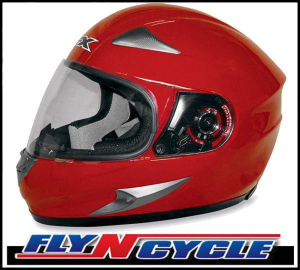 Purchase AFX FX-90 Solid Red Medium Full Face Motorcycle Helmet DOT ECE ...