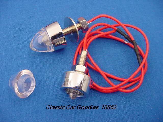 Buy License Plate Bolts (2) LED "Clear" Chrome Base 12 Volt in Aurora ...