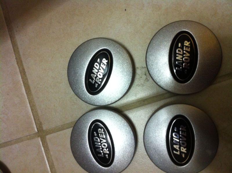 Buy RANGE ROVER LAND ROVER WHEELS CENTER CAPS SILVER GREEN LOGO in ...