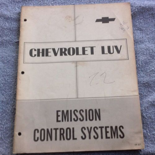 Buy 1972 72 Chevrolet Luv Emission Control Systems OEM Factory Service ...