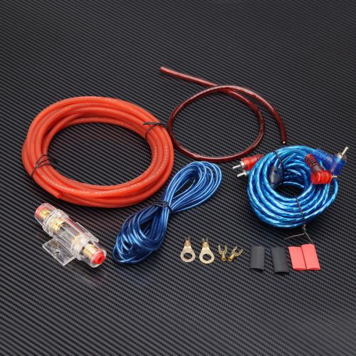 Buy 1500W 8GA Car Audio Subwoofer Amplifier AMP Wiring Fuse Holder Wire ...